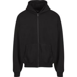 Sweatjacke Karl Kani "Karl Kani Kani Western Os Zip Hoodie", Herren, Gr. M, schwarz, 70% Baumwolle, 30% Polyester, Sweatjacken Sweatjacke