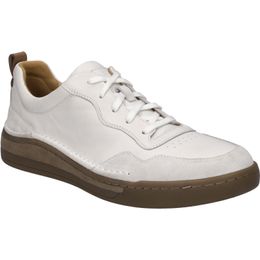 Sneaker Josef Seibel "Cleve 01, weiss", Herren, Gr. 40, wei&szlig;, Obermaterial: 100% Rindsleder Leather cow., Schuhe Sneaker