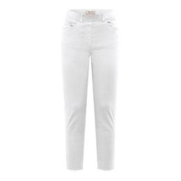 Peter Hahn Brax - Comfort Plus-7/8-Jeans, weiss, Gr. 21 - Baumwolle