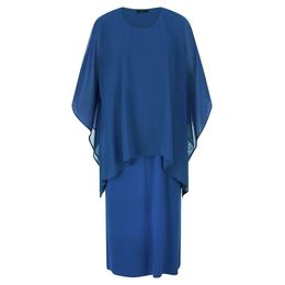 Emilia Lay - Jersey-Kleid, blau, Gr. 54 / XXL