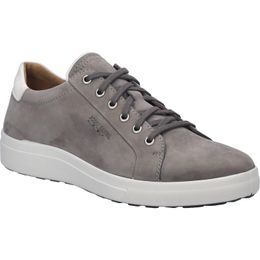Sneaker Josef Seibel "Maddox 05, grau-kombi", Herren, Gr. 40, grau (grau, kombi), Obermaterial: 100% Rindsleder Leather cow., Schuhe Sneaker