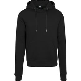 Kapuzensweatshirt Urban Classics "Urban Classics Herren Basic Terry Hoody", Herren, Gr. M, schwarz, 65% Baumwolle, 35% Polyester, unifarben, Sweatshirts
