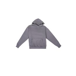 Kapuzensweatshirt DROPSIZE "Dropsize HEAVY OVERSIZE EMBO HOODIE", Herren, Gr. S, titanium, 70% Baumwolle, 30% Polyester, Sweatshirts