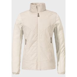 Sch&ouml;ffel Fleecejacke SCH&Ouml;FFEL "Hiking Hybrid Jk Style Cascata WMS", Herren, Gr. 38, beige (9040, natur), Oberstoff: 100% Nylon; Futter: 100% Polyester; Wattierung: 100% Polyester, regular fit, hoch geschlossener Ausschnitt, Jacken Fleecejacke