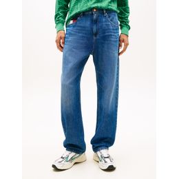 Straight-Jeans Tommy Jeans "OTIS REGULAR STRAIGHT", Herren, Gr. 32, L&auml;nge 30, denim schwarz, Denim/Jeans, Obermaterial: 100% Baumwolle, unifarben, regular fit lang, Jeans Straight-Jeans, Regular fit mit Taschen