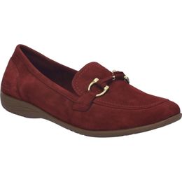 Ballerina Josef Seibel "Fenja 34, bordeaux", Damen, Gr. 36, rot (bordeaux), Obermaterial: 100% Rindsleder Leather cow., Schuhe Ballerina