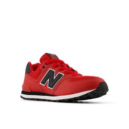 Sneaker New Balance "574", M&auml;dchen, Gr. 36, team rot, Synthetik, Textil, Schuhe Sneaker