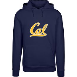 Kapuzensweatshirt Merchcode "Merchcode Herren CAL Logo Hoody", Herren, Gr. M, light navy, 65% Baumwolle, 35% Polyester, bedruckt, Sweatshirts