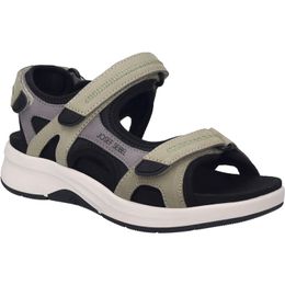 Sandale Josef Seibel "Estelle 02, mint-kombi", Damen, Gr. 38, gr&uuml;n (mint, kombi), Obermaterial: 100% Rindsleder Leather cow., Schuhe Sandale