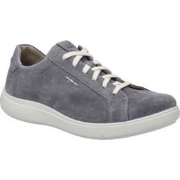 Sneaker Josef Seibel "Megan 07, asphalt", Damen, Gr. 37, grau (asphalt), Obermaterial: 100% Rindsleder Leather cow., Schuhe Sneaker