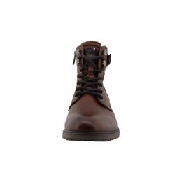 Stiefel Tom Tailor "Tom Tailor Tall Boots", Herren, Gr. 44, cognac, unifarben, Schuhe Stiefel