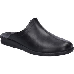 Hausschuh Josef Seibel "Belfort 450, schwarz", Herren, Gr. 48, schwarz, Obermaterial: 100% Rindsleder Leather cow., Schuhe Hausschuh
