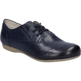 Schn&uuml;rschuh Josef Seibel "Fiona 01, fathom", Damen, Gr. 41, grau (fathom), Obermaterial: 100% Rindsleder Leather cow., Schuhe Schn&uuml;rschuh