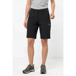 Shorts Jack Wolfskin "PICO TRAIL SHORTS W", Damen, Gr. 34, N-Gr, schwarz, Obermaterial: 100% Polyester, Hosen Shorts