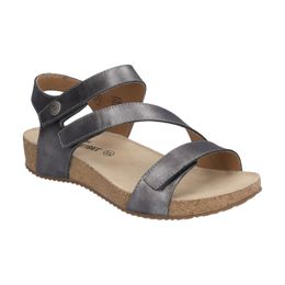 Sandale Josef Seibel "Tonga 25, anthrazit", Damen, Gr. 36, grau (anthrazit), Obermaterial: 100% Rindsleder Leather cow., Schuhe Sandale