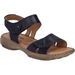Sandale Josef Seibel "Debra 58, ocean", Damen, Gr. 36, blau (ocean), Obermaterial: 100% Rindsleder Leather cow., Schuhe Sandale