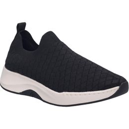 Sneaker Josef Seibel "Elli 11, schwarz", Herren, Gr. 38, schwarz, Obermaterial: 100% Textilmaterial TEXMAT., Schuhe Sneaker