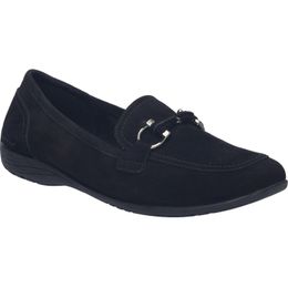 Ballerina Josef Seibel "Fenja 34, black-black", Damen, Gr. 36, schwarz (schwarz, schwarz), Obermaterial: 100% Rindsleder Leather cow., Schuhe Ballerina
