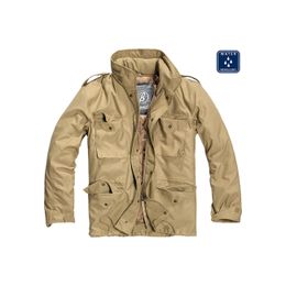 Allwetterjacke Brandit "Brandit Herren M-65 Field Jacket", Herren, Gr. 4XL, camel, 80% Polyester, 20% Baumwolle, mehrfarbig, normal, amerikanischer Ausschnitt, Jacken