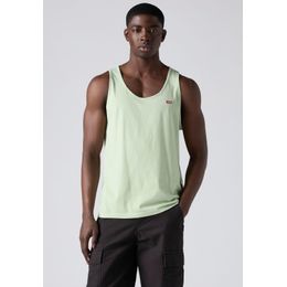 Levi's Tanktop LEVI'S "LSE HOUSEMARK TANK", Herren, Gr. S, cameo gr&uuml;n, Jersey, Obermaterial: 100% Baumwolle, unifarben, regular fit normal, Rundhals, Tops Tanktop, mit Logo Stickerei