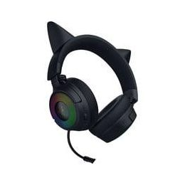 Razer Kraken Kitty V3 Pro, Gaming-Headset schwarz, Bluetooth, USB-Dongle, USB-Kabel