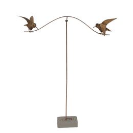 Gartenstecker &raquo;Vogelwippe&laquo;