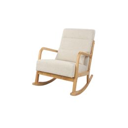 Schaukel-Sessel Gwendolina beige Ma&szlig;e (cm): B: 66 H: 93 T: 98.0 Sessel & Hocker > Sessel nach Material > Stoff Sessel &raquo; Sofa DE