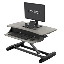 Ergotron WorkFit-Z mini Steh-Sitz Arbeitsplatz mit 31,8 cm H&ouml;henverstellung