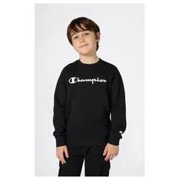 Sweatshirt Champion "SPORTWEAR CREWNECK Standard Fit", Jungen, Gr. XXL (176), nbk, ns, Obermaterial: 54% Baumwolle, 46% Polyester, normal, Rundhals, Sweatshirts Sweatshirt, f&uuml;r Kinder, sportlicher Stil, Rundhalsausschnitt, ohne Verschluss