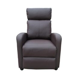 HTI-Living Relaxsessel Corrado Kunstleder Braun