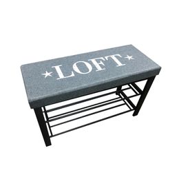 HTI-Line Schuhbank Mandy Loft Grau
