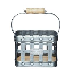 Neuetischkultur Metallkorb mit Henkel Industrial Kitchen
