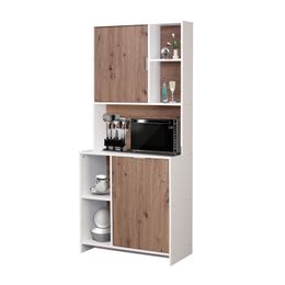 HTI-Living K&uuml;chenschrank Malin Wei&szlig; Artisaneiche