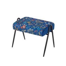 HTI-Living Polsterhocker B/H/T 55 x 42 x 39 cm Olean Blue Fantasy