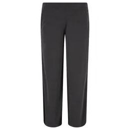 Stoffhose Urban Classics "Urban Classics Damen Girls Modal Culotte", M&auml;dchen, Gr. 122/128, Normalgr&ouml;&szlig;en, schwarz, 77% Modal, 23% Polyester, unifarben, relaxed fit, Hosen Stoffhose