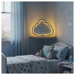 OTTO HOME LED Dekolicht "Evvina - Wolke", warmwei&szlig;, H: 25cm, 1 Stk., Leuchten, Infinity Effekt, Deko f&uuml;r Innen, beidseitig beleuchtet, Nachtlicht