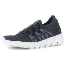 Sneaker Gabor "Sneaker low", Damen, Gr. 40,5, blau, Schuhe Sneaker