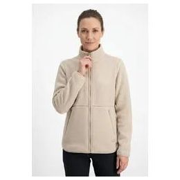 Fleecejacke Jack Wolfskin "LITE CURL FZ W", Damen, Gr. S (36), oyster, Fleece, Obermaterial: 100% Polyester. Futter: 100% Polyester, unifarben, Basic Po-bedeckend, elastischer Bund, Jacken Fleecejacke, atmungsaktives Material, elastische Kanten, Rei&szlig;verschlusstaschen
