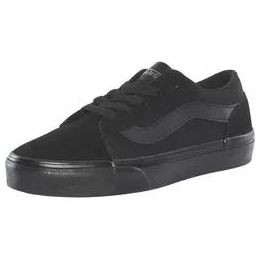 Sneaker Vans "Vero LS", Kinder, Gr. 30, schwarz, schwarz, Leder, Schuhe Sneaker