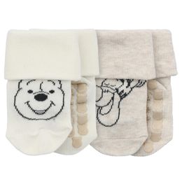 Topomini 2 Paar Winnie Puuh Stoppersocken mit Umschlag