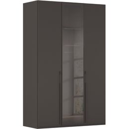 Dreht&uuml;renschrank Rauch "Schrank Garderobe SKAT SHINE Breiten 151/201/251/301cm, H&ouml;he 223/235cm", graphit, B:151cm H:235cm T:63cm, Glas, Holzwerkstoff, Schr&auml;nke, Dreht&uuml;renschrank, edle Schrankfront mittig hochwertige Glasrahment&uuml;ren MADE IN GERMANY