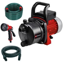 Gartenpumpe Einhell "GC-GP 6538 Set/I", rot, Pumpen, 3.800 l/h max.,mit 4m Saugschlauch, 20m Gartenschlauch, Spr&uuml;hpistole