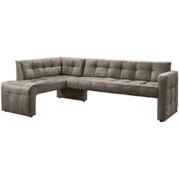 Essbank exxpo - SOFA FASHION "Barista, bequem und elegant, hohe Bodenfreiheit", dolphin, B:245cm H:83cm T:159cm, Sitzb&auml;nke, Essbank, Eckbank Barista bequem und elegant, hochwertige Detailverarbeitung