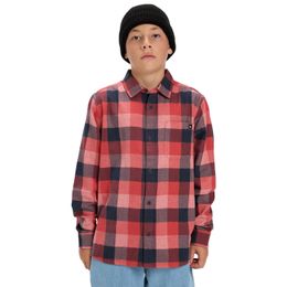 Langarmshirt Quiksilver "Motherfly Plaid", Jungen, Gr. 12, mineral rot motherfly check, Obermaterial: 100% Walkfrottier;, Shirts Langarmshirt