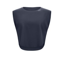 Crop-Top WINSHAPE "AET115LS", Damen, Gr. L, anthrazit, 85% Polyester, 15% Elasthan, R&uuml;ckenausschnitt, Tops, Functional Soft and Light