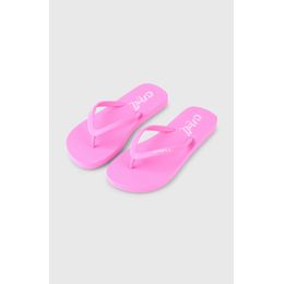 O`Neill Zehentrenner O'NEILL "PROFILE LOGO SANDALS", M&auml;dchen, Gr. 32, electric fuschia, Synthetik, Schuhe Zehentrenner, ohne Verschluss, mit Gummi-Laufsohle, sportlicher Stil