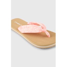 O`Neill Zehentrenner O'NEILL "DITSY SUN SANDALS", Herren, Gr. 38, peach island sky, Synthetik, Schuhe Zehentrenner, sportlicher Stil, leicht profiliertes Laufsohlenprofil
