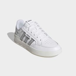 Sneaker adidas Sportswear "ASPYRE 3-STREIFEN", Herren, Gr. 44, cloud wei&szlig;, grau two, core schwarz, Leder, Synthetik, Schuhe Sneaker