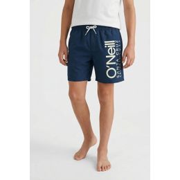 O`Neill Badeshorts O'NEILL "O'NEILL CALI SWIMSHORTS", Jungen, Gr. 164 (158), N-Gr, english even, Obermaterial: 100% Polyester. Futter: 100% Polyester, Badehosen Badeshorts, f&uuml;r Kinder, mit Eingrifftaschen, mit Innenhose aus Mesh