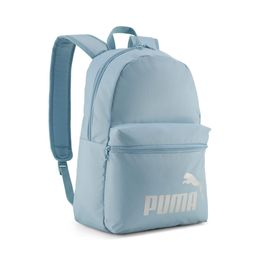 Rucksack Puma "PHASE BACKPACK", seafoam, silber, Rucks&auml;cke, Damen, Netz, Polyester, unifarben, Rucksack, mit Zwei-Wege-Rei&szlig;verschluss am Hauptfach, mit seitlicher Mesh-Tasche